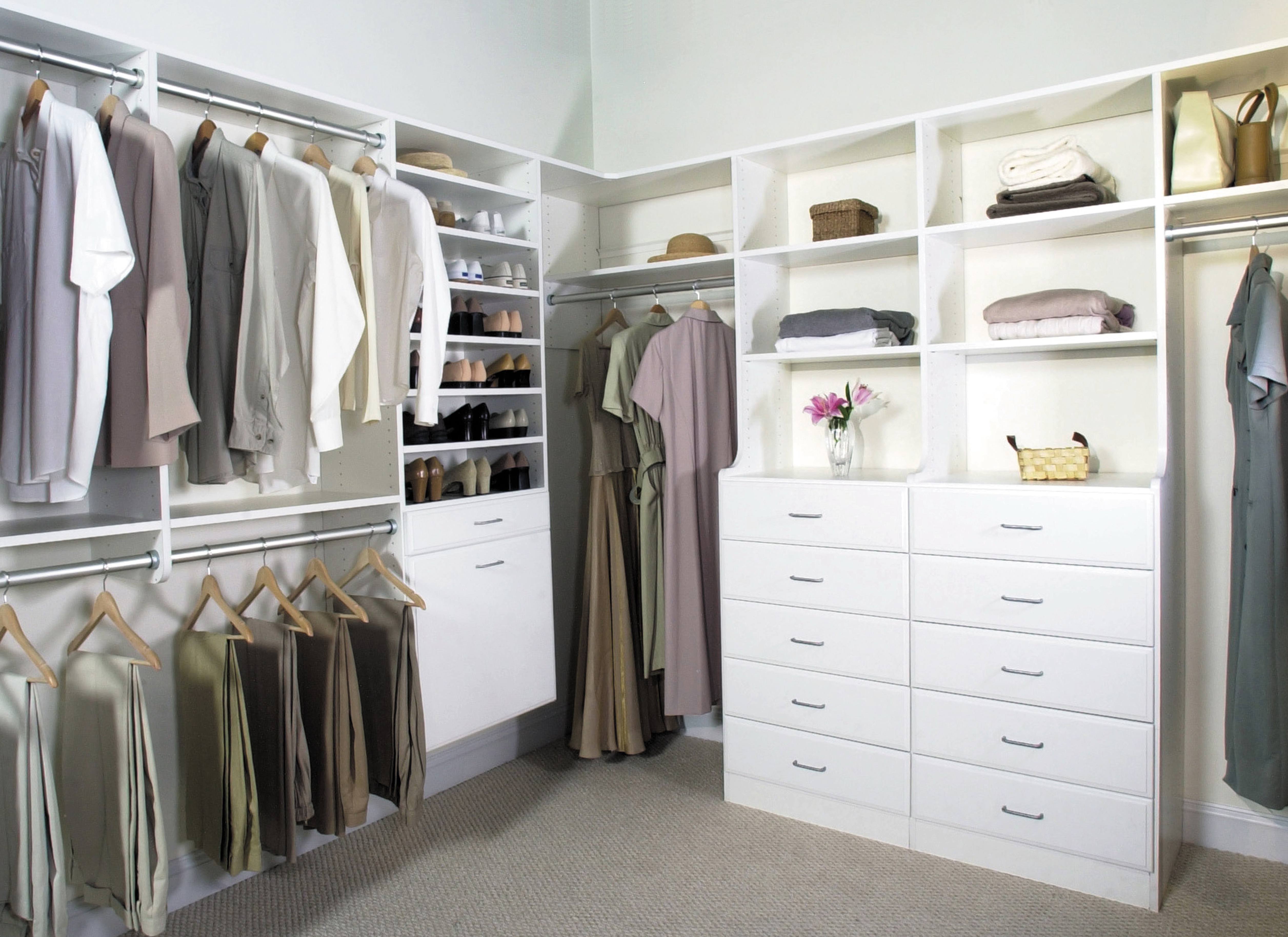 Small Modern Walk In Closet Design | Home Design Ideas