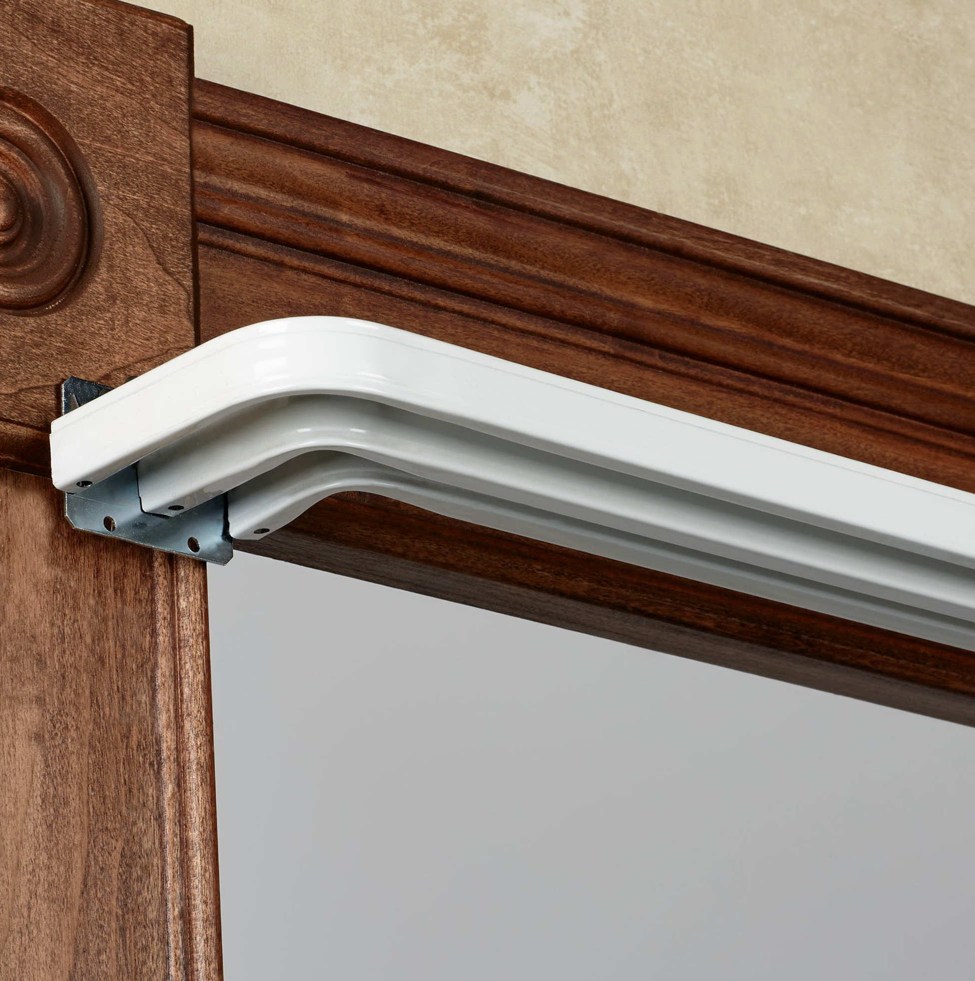 Triple Curtain Rod Brackets
